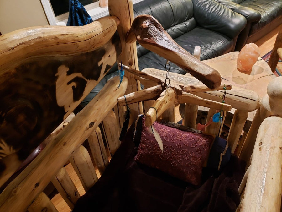 Hand-made rustic live edge and solid wood log furniture – Canadian Log ...